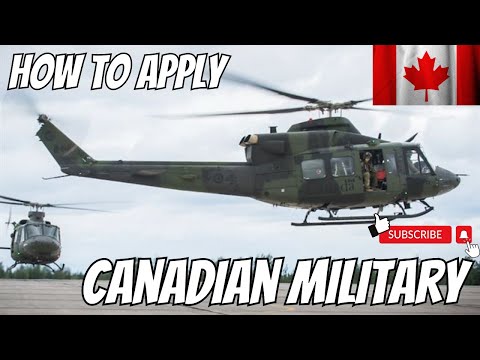 How To Apply To The Canadian Military