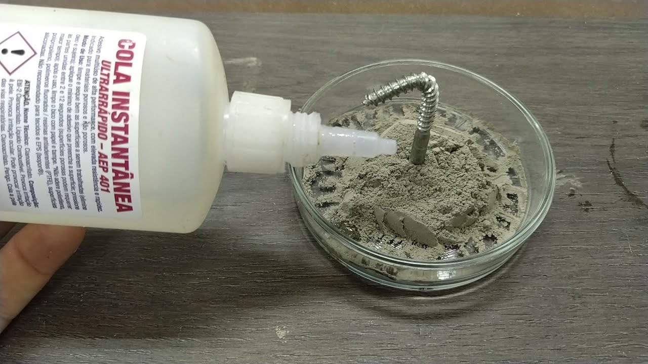 FAZ MILAGRES!! Despeje SUPER COLA no CIMENTO e SURPRENDA-SE!!