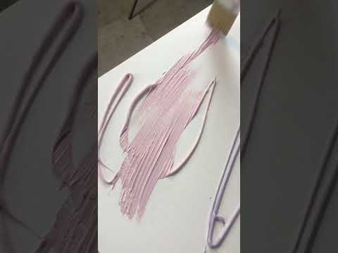 Mixing Colors π¨ Pastel Pink on canvas #shorts #mix #mixingpaint #art #painting #artist #pink