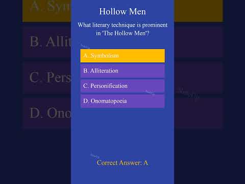 Hollow Men by T.S.Eliot (part-1)