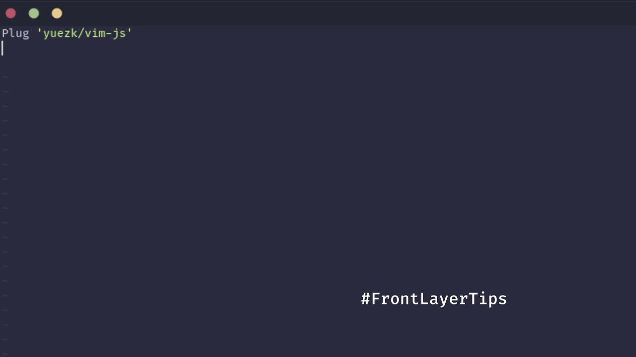 VIM Plugins ::: Javascript and ReactJS Syntax Highlightning