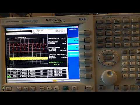 Click Measurements using the Keysight N6141A EMI measurement application