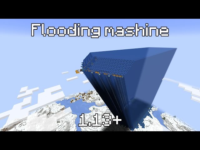 Flooding/Griefing machine (1.13+) ("Ocean maker") Minecraft Map
