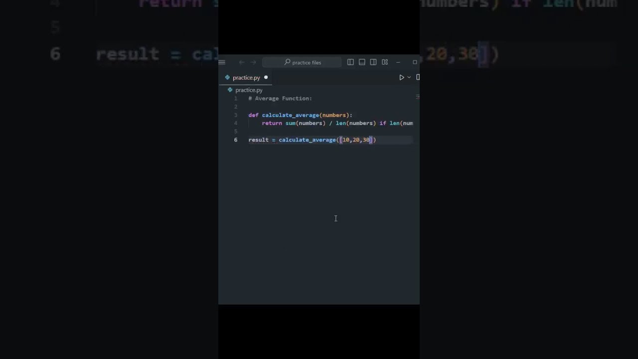 Average Function | #python #pythonprogramming#coding#learnpython #pythonforbeginners