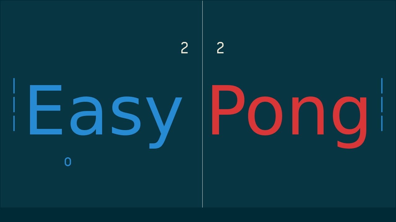 EasyPong, 2-player Pong clone
