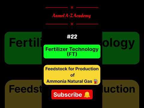 Feedstock for Production of Ammonia Natural Gas 😍👍#shorts #fertilizertechnology #education #trending