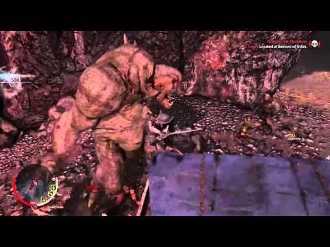 Middle-earth: Shadow of Mordor "Giant Beast Killer Cheat Location" HD Gameplay
