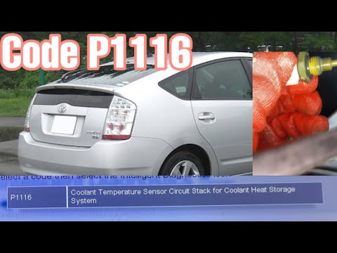 Toyota Prius de 2006-2008 Código P1116