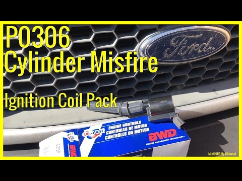 How To Diagnosis P0306 Cylinder Misfire on a Ford F-150 - changing Ignition Coil Pack