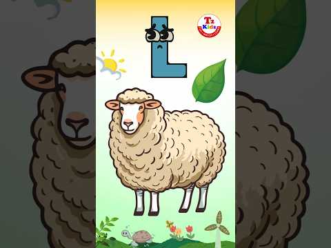 Words that start with 'L' | L for Lamb | L for Leaf #shorts #kidslearning #preschool #cartoon