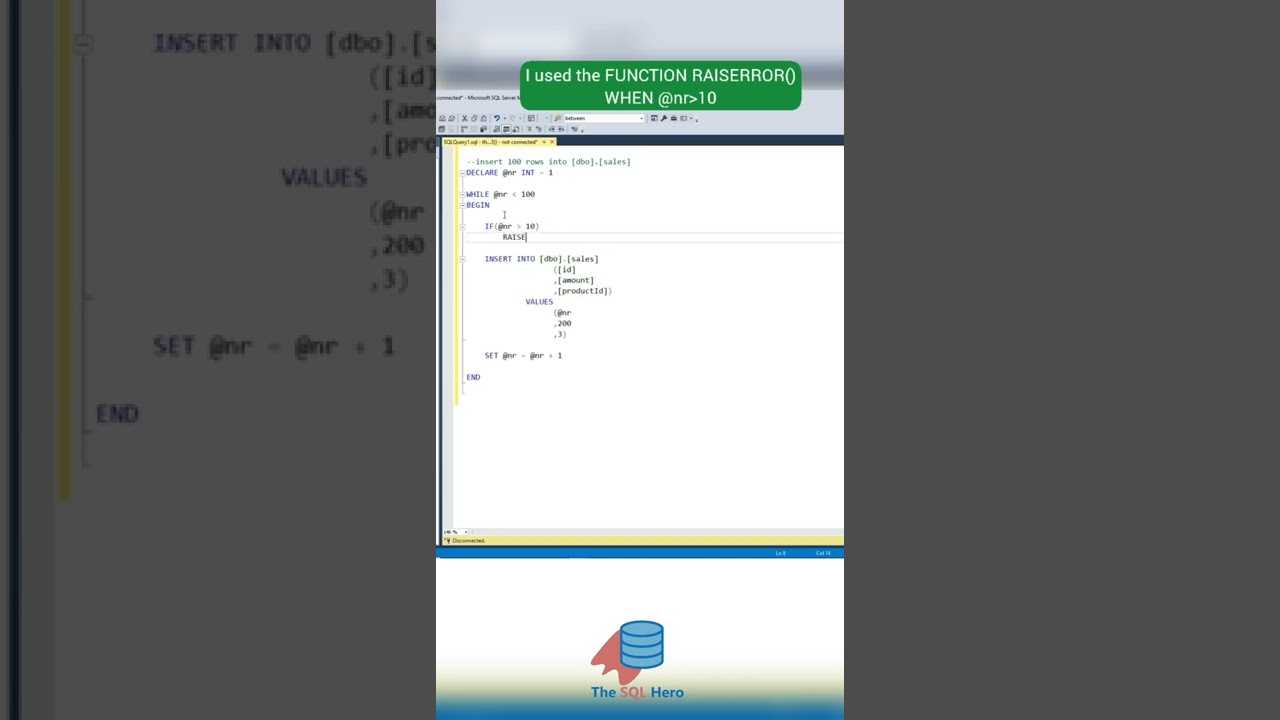 ERRORs ❗ #SQL #dataengineering #dataanalytics