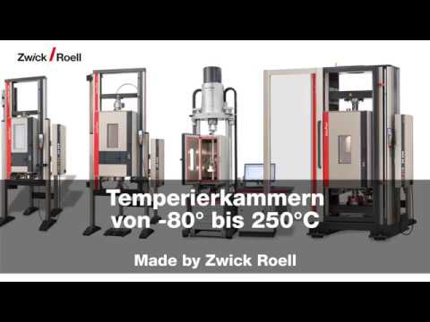 Temperierkammern von - 80° bis 250°C - Made by Zwick Roell