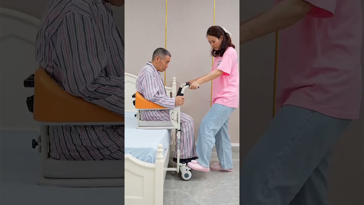 Product Link in Comments ▶️ Elderly Patient Transfer Lift Handicapped Wheelchair