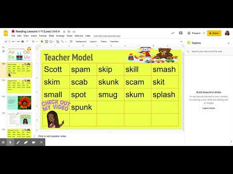 Reading Words with S Blends (sc, sp, sk)