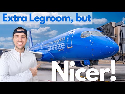 2 Hours in Breeze Airways NICER Seat - Is Premium Economy Worth It?