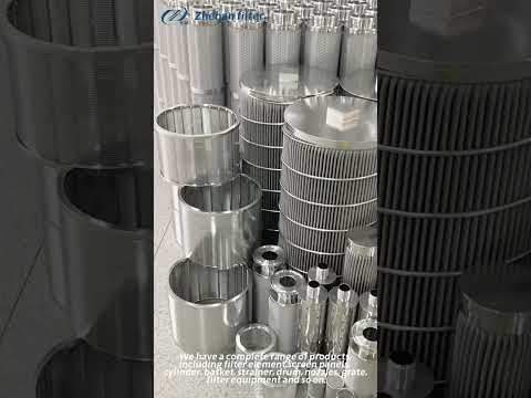 304 stainless steel oil filter element industrial oil filter backwash high temperature resistance