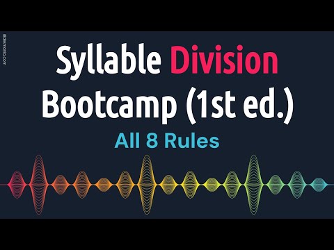 Syllable Division Bootcamp:All 8 Syllabication Rules#syllabledivision#americanaccent #readingenglish
