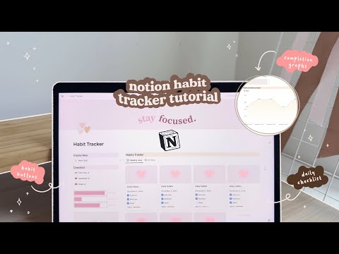 2025 NOTION TUTORIAL💡🧠 how to make a notion habit tracker ✨