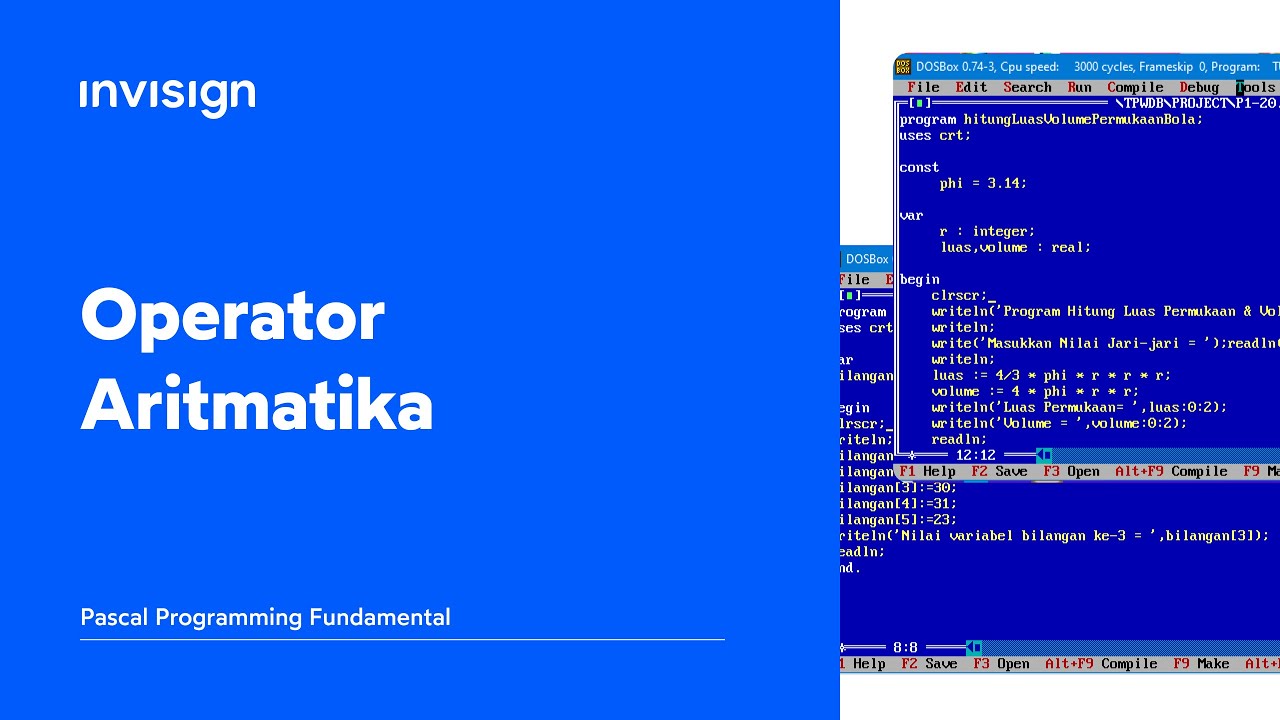 Operator Aritmatika - Pascal Programming Fundamental