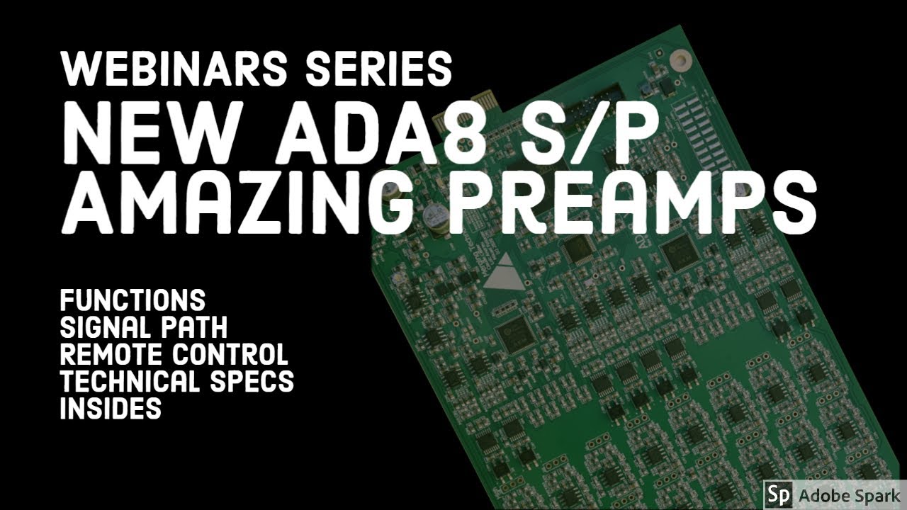 NEW I/O cards with outstanding preamps for Horus and Hapi / ENGLISH