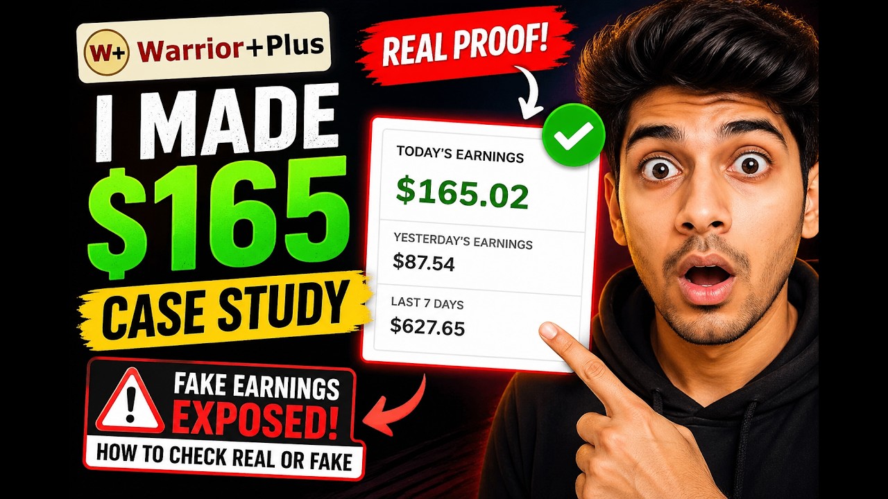 WarriorPlus Case Study: How I Made $165 (REAL Proof + Fake Earnings Exposed)