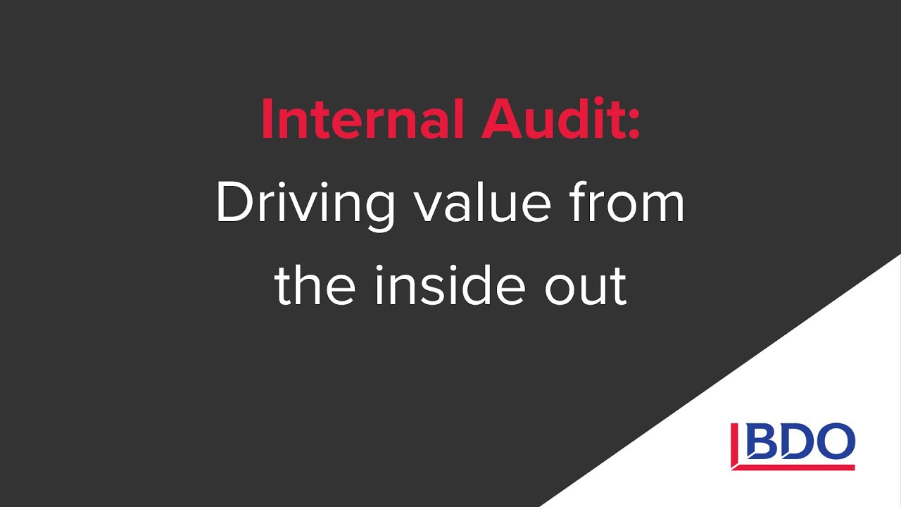 #BDOMalta: Internal Audit Services