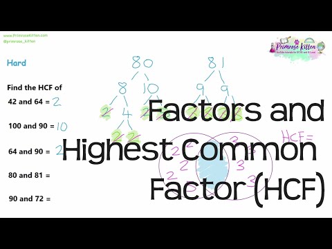Factors and Highest Common Factor (HCF) | Revision for Maths GCSE and iGCSE