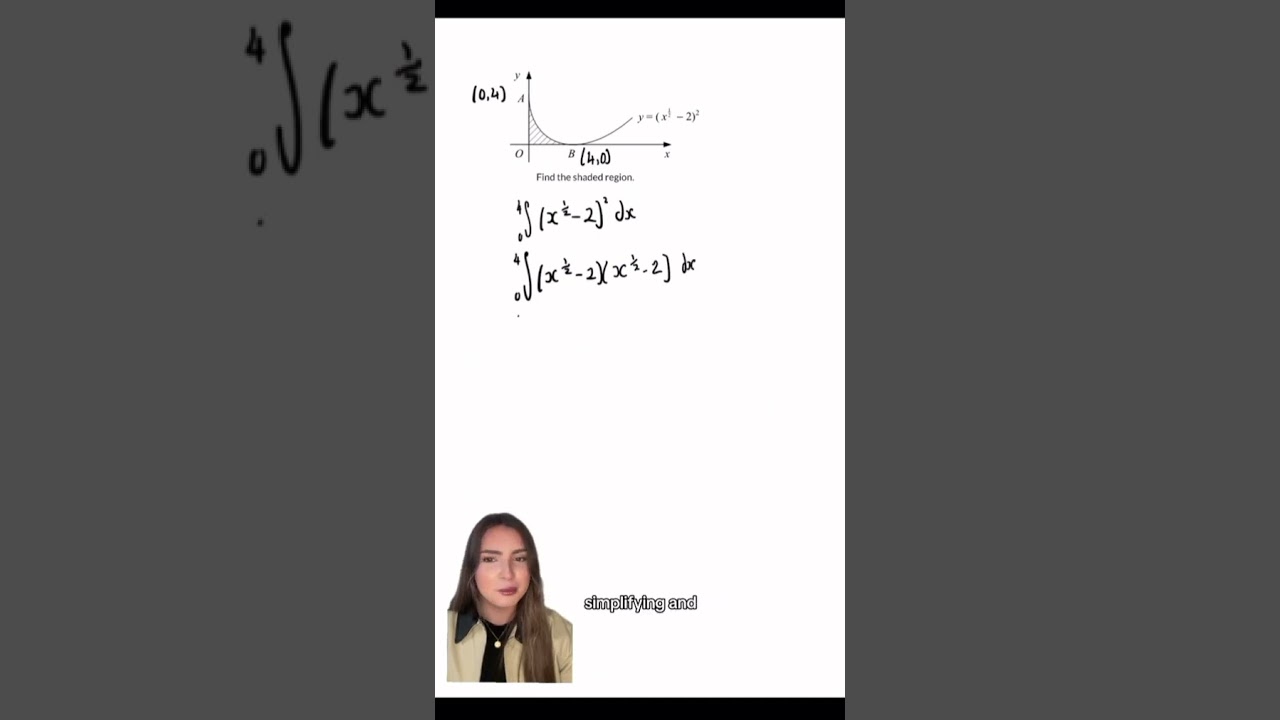 Calculate the Area of a Shaded Region #shorts
