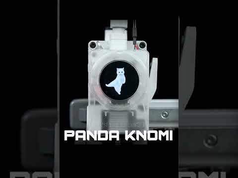 Customize your Bambu A1 series with dynamic GIFs on Panda Knomi! #bigtreetech #3dprinting #memes