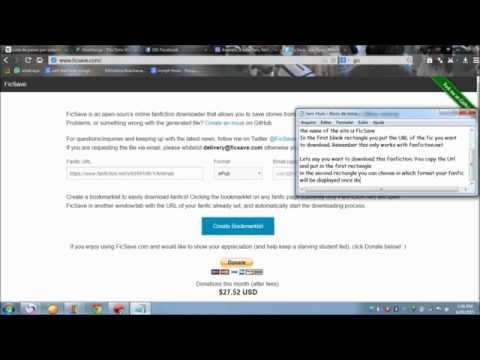 How to Download Fanfictions from FanFiction net (Free)