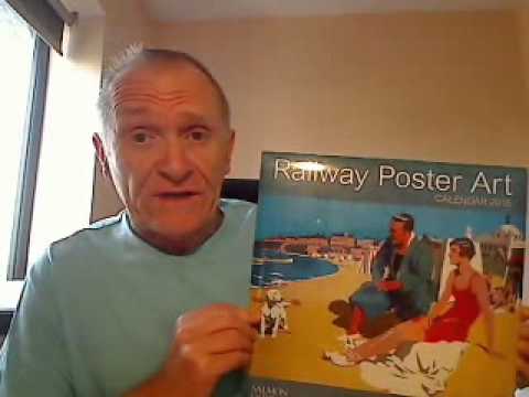 Railway Poster Art Calendar 2015