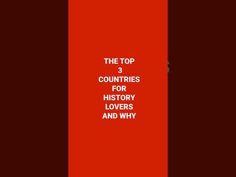 The Top 3 Countries for History Lovers and Why. #shorts