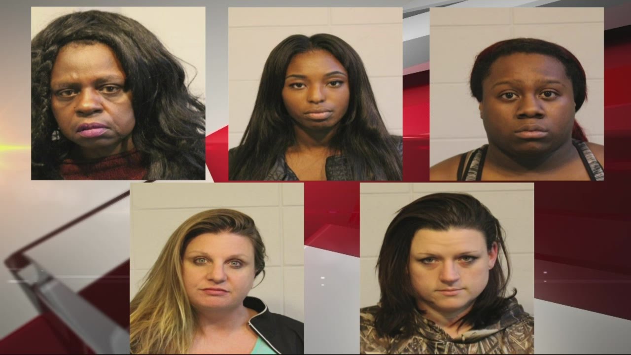 Five arrested in prostitution sting