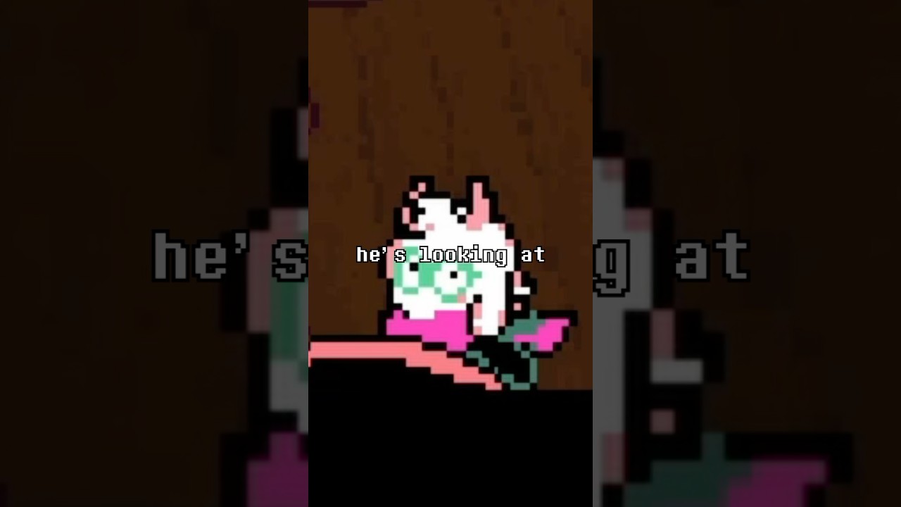 Ralsei Looks at US in Chapter 3