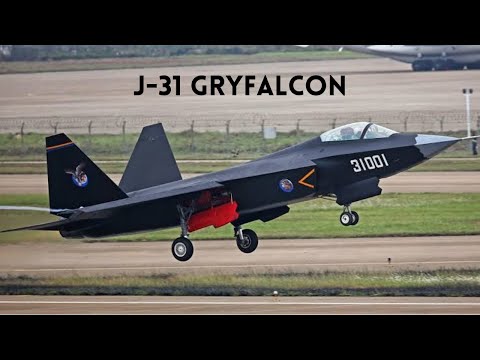 China's new 5th generation fighter jet J-31(FC-31) Gryfalcon.