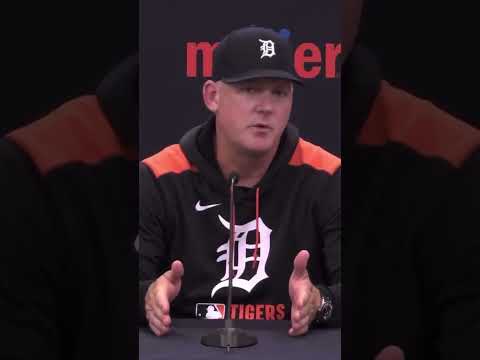 Detroit Tigers manager A.J. Hinch talks about the importance of Javier Báez 🥹