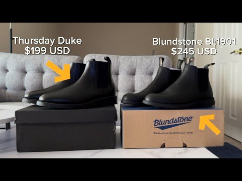 Thursday Duke vs. Blundstone Dress Boot | First Impressions