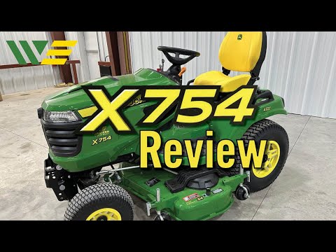 2023 John Deere X754 Lawn Mower Review & Walkaround