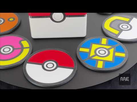 🆓 [FREE] ONE Pokemon Ball Coaster, Wall Art・Free 3MF File for ・Cults