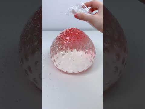FUFUSQUISHY ASMR 🍓🍓2100g Giant Crystal Red&Pink Strawberry