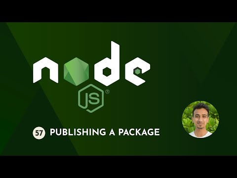Node.js Tutorial - 57 - Publishing an npm Package