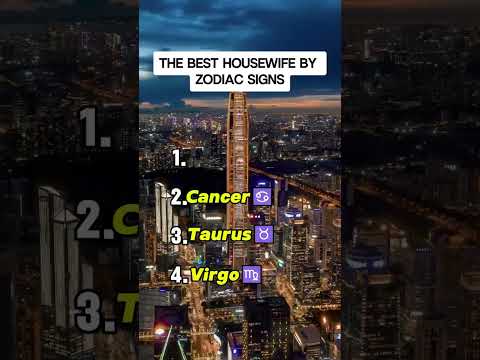 Best House Wife By Zodiac Signs π #zodiacsign #horoscope #astrology #love