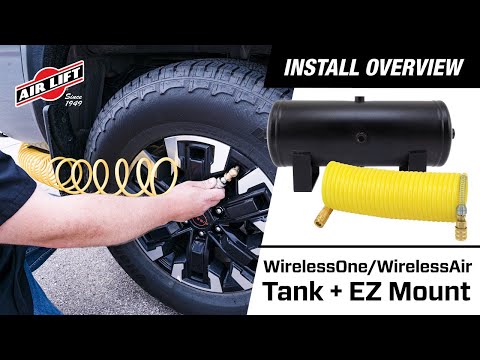 WirelessOne / WirelessAir Tank EZ Mount Upgrade Installation - 25981EZ 25981 74100EZ 74100 Air Lift
