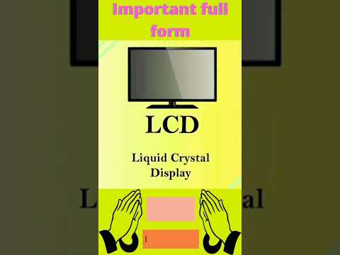 Full form of LCD | जाने LCD का full form #shorts #youtubeshorts #shortsfeed