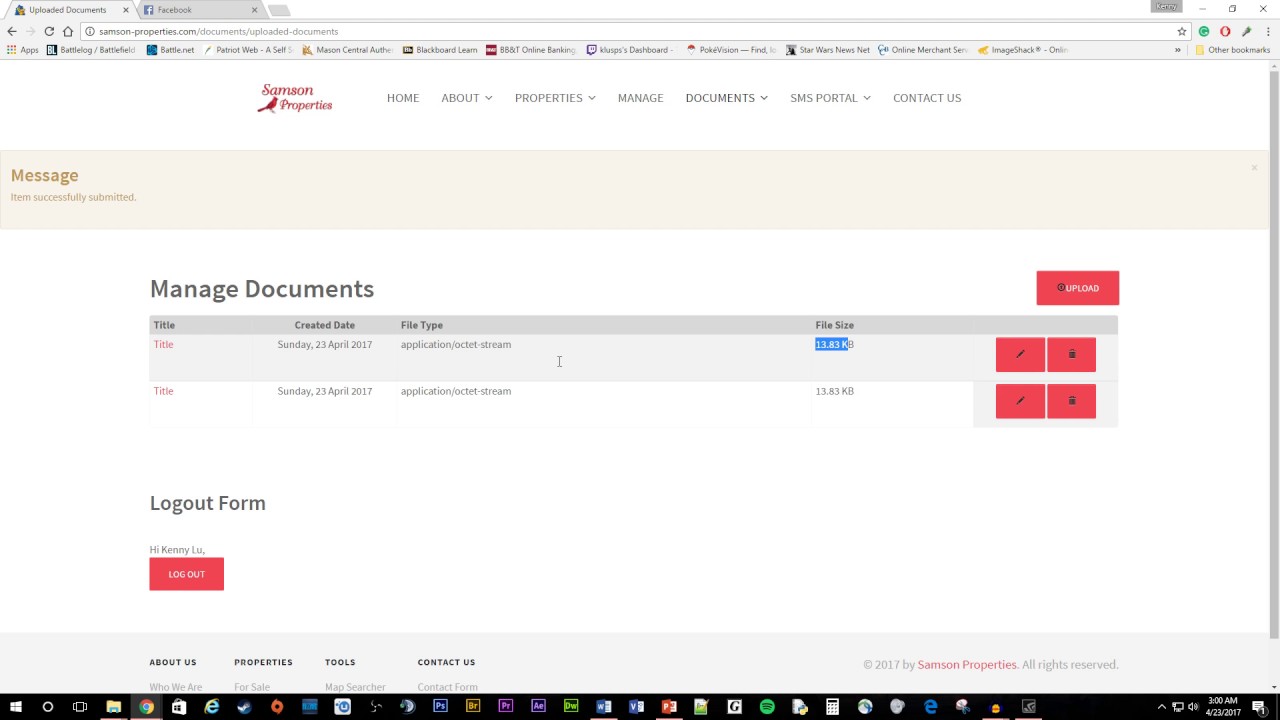 Video Tutorial 4 Document Management