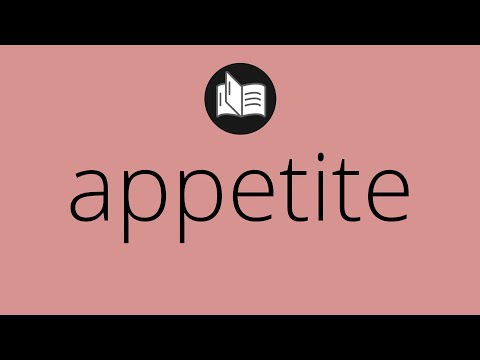 What APPETITE means • Meaning of APPETITE • appetite MEANING • appetite DEFINITION