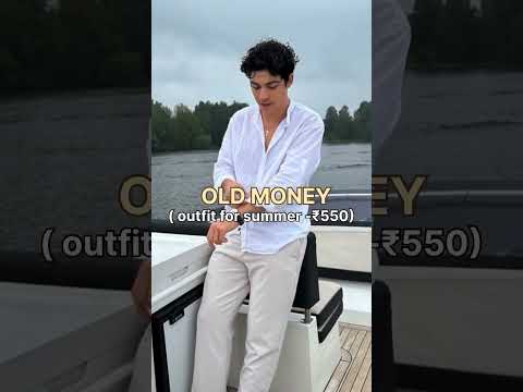 Old money outfits for summer✨||Summer outfits for men #shorts