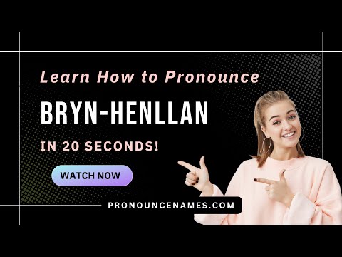 Learn how to pronounce Bryn-henllan (Wales, UK)  with Audio and Phonetic Spelling