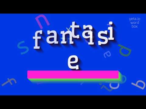 How to say "fantaisie"! (High Quality Voices)