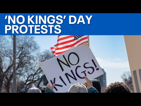 LIVE: LA No Kings Day protest underway